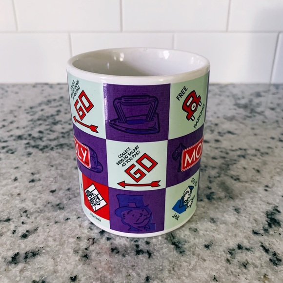 Hasbro | Kitchen | Vintage 202 Monopoly Board Game Mug | Poshmark